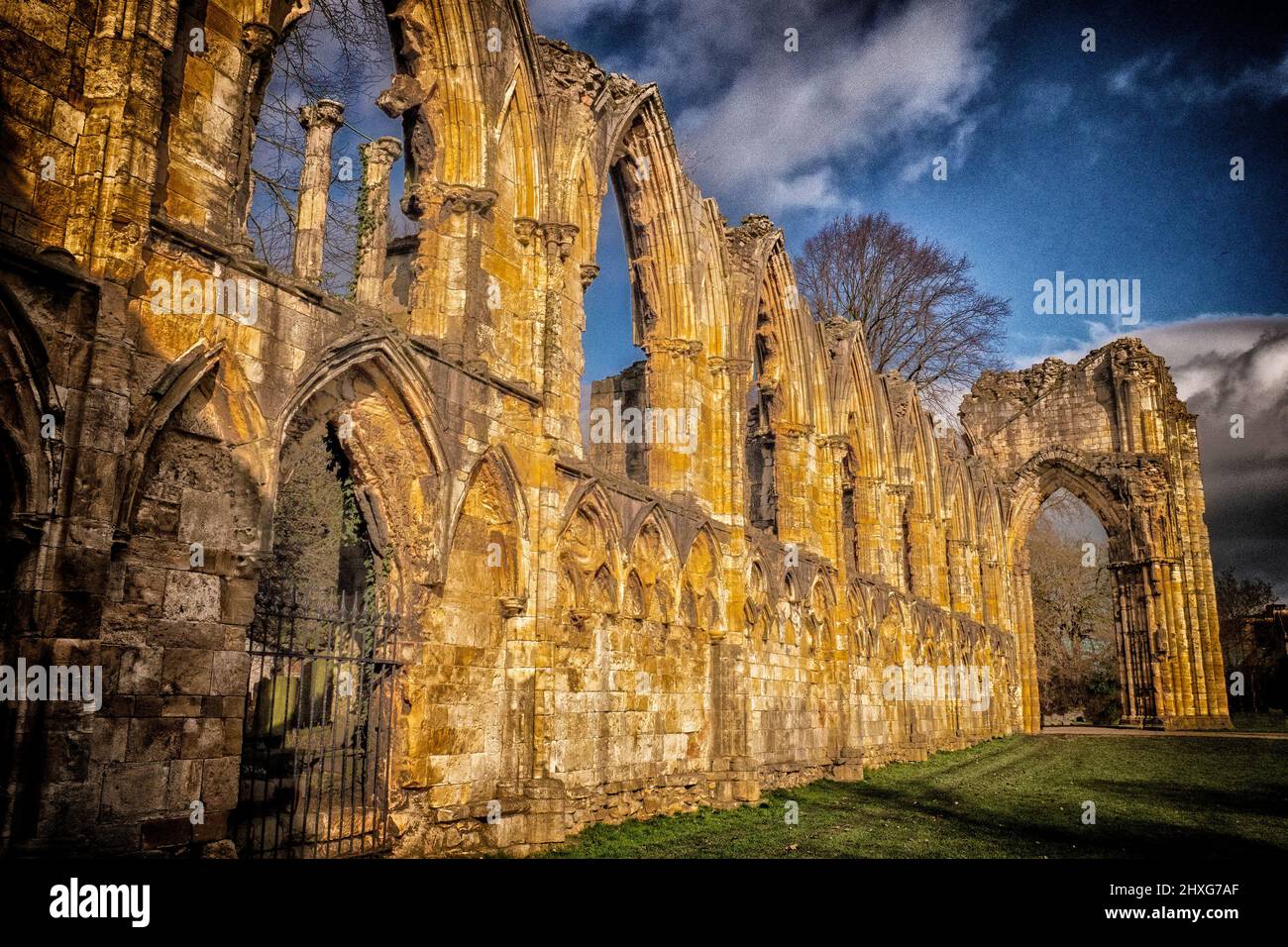 St Mary's Abbey, Museum Gardens, York UK Stock Photo - Alamy