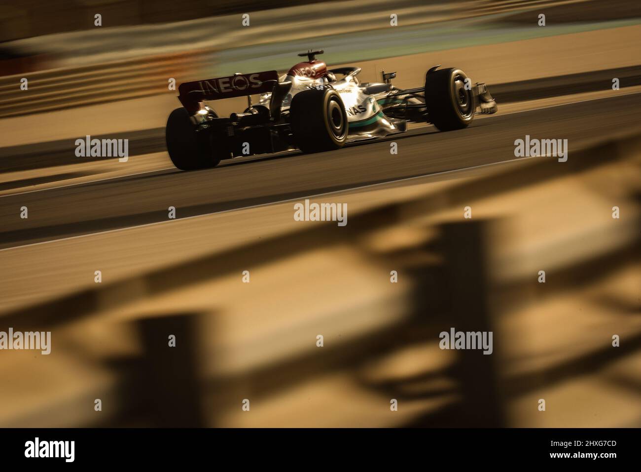 63 RUSSELL George (gbr), Mercedes AMG F1 Team W13, action during the ...