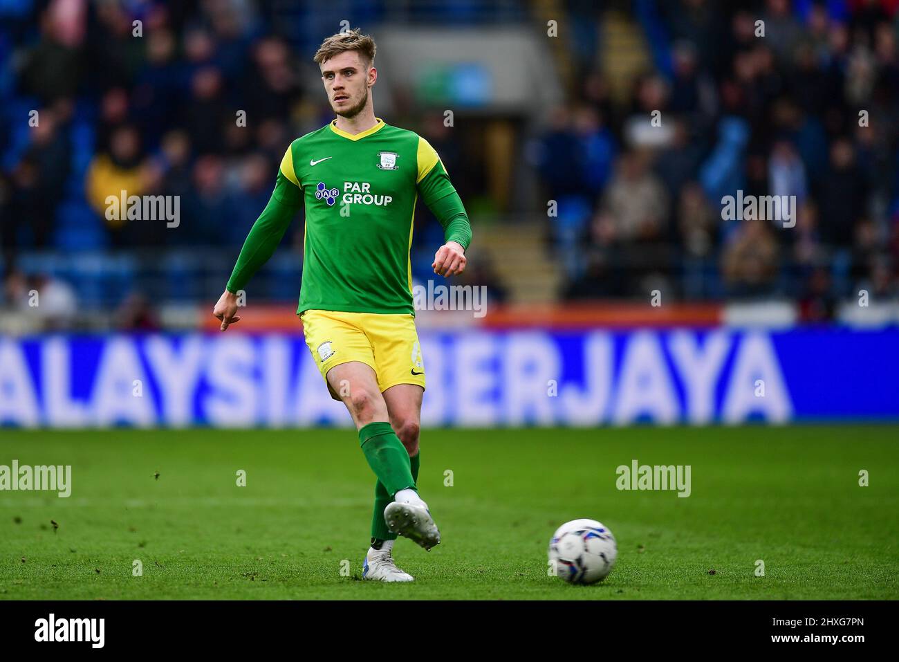 Liam Lindsay #6 of Preston North End in action during the game Stock ...