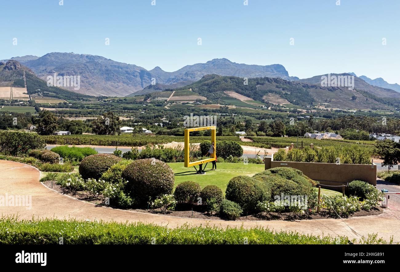 Beautiful Landscape around Franschhoek South Africa Stock Photo - Alamy