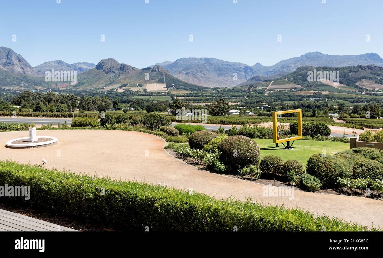 Beautiful Landscape around Franschhoek South Africa Stock Photo - Alamy