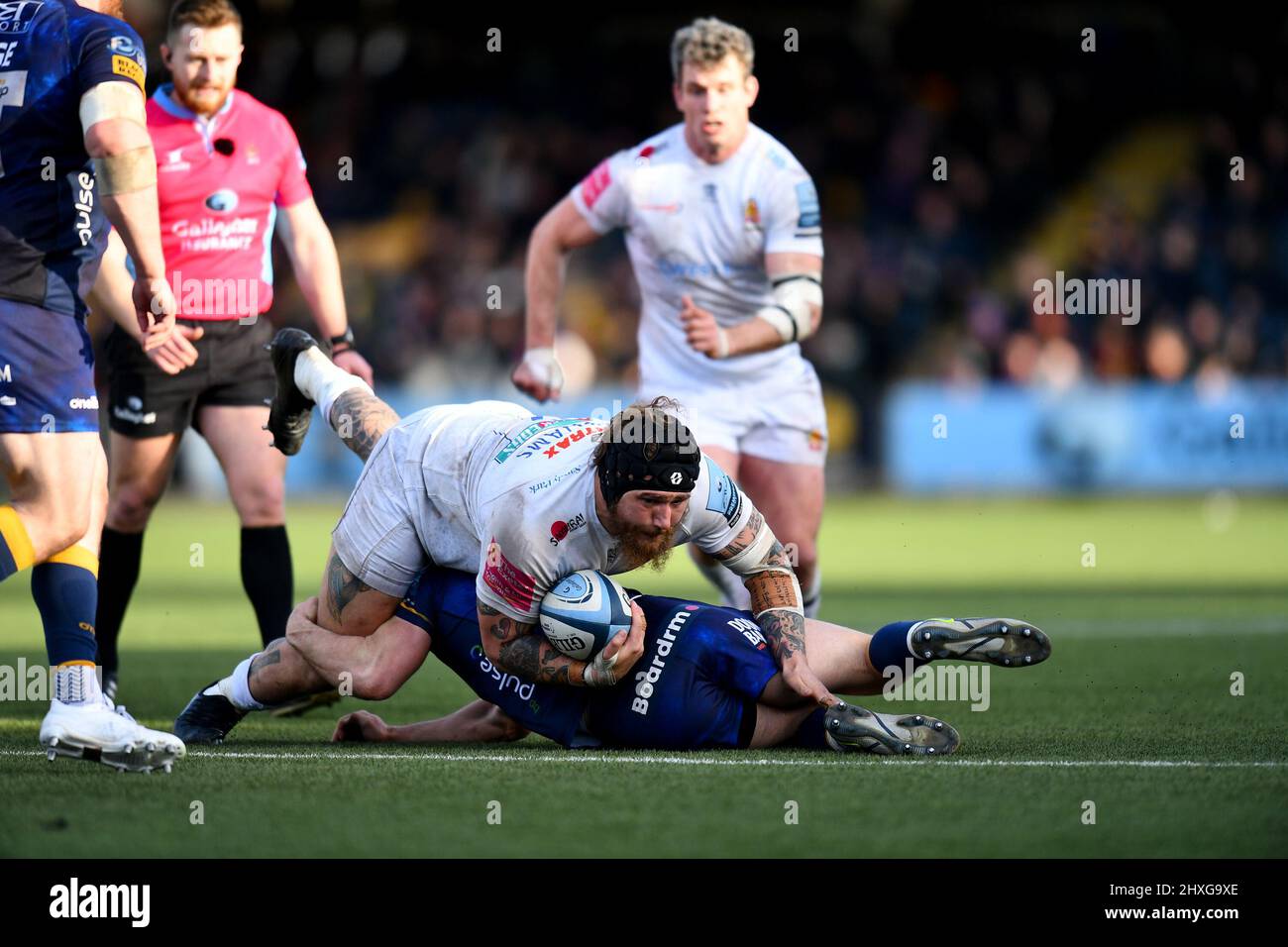Harry Williams of Exeter Chiefs during the Gallagher Premiership Rugby ...