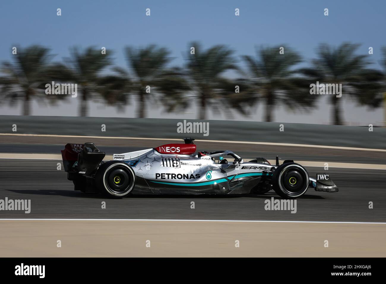 63 RUSSELL George (gbr), Mercedes AMG F1 Team W13, action during the ...