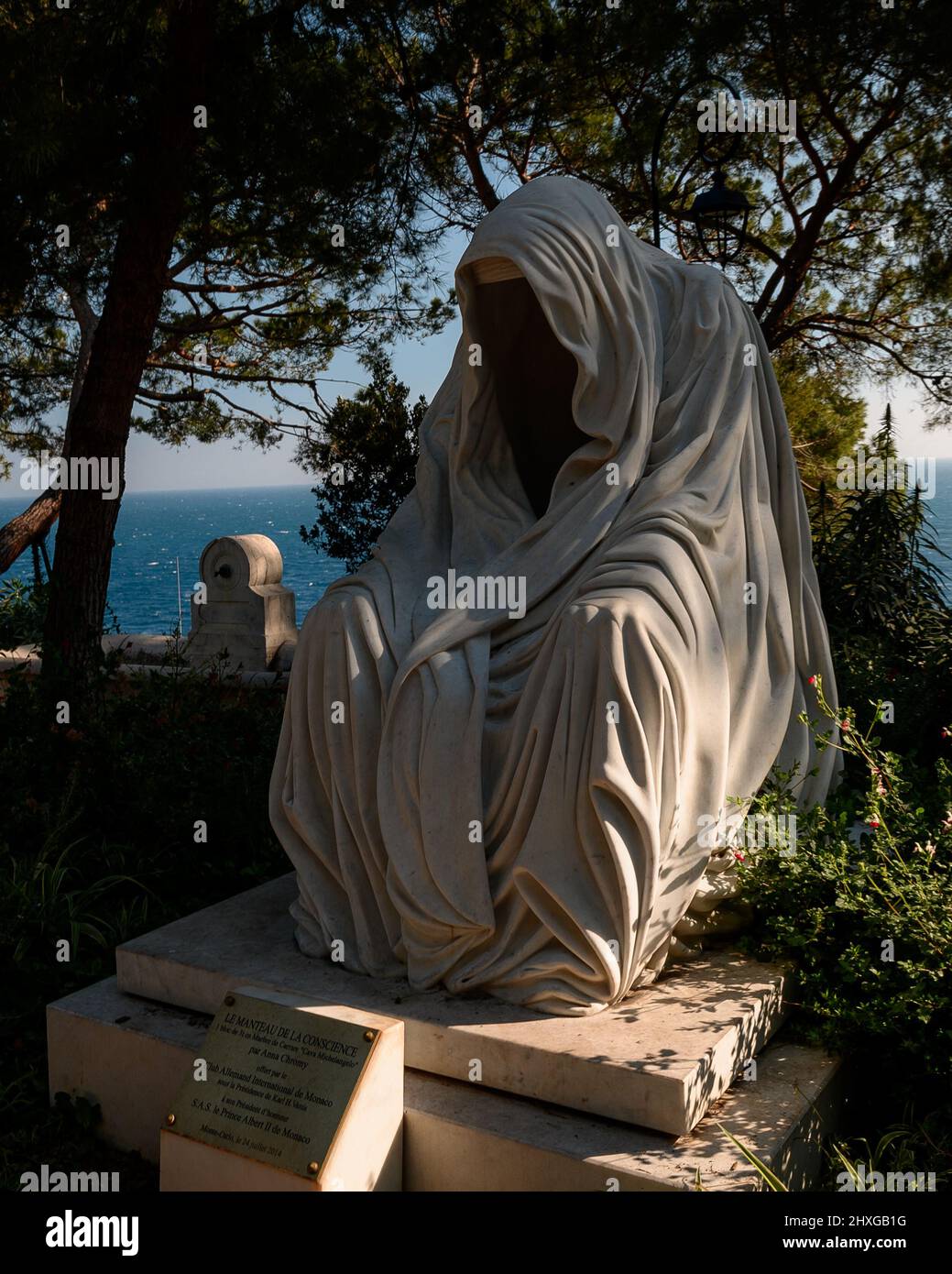 The Cloak of Conscience by Anna Chromy in Monte Carlo, Monaco Stock ...