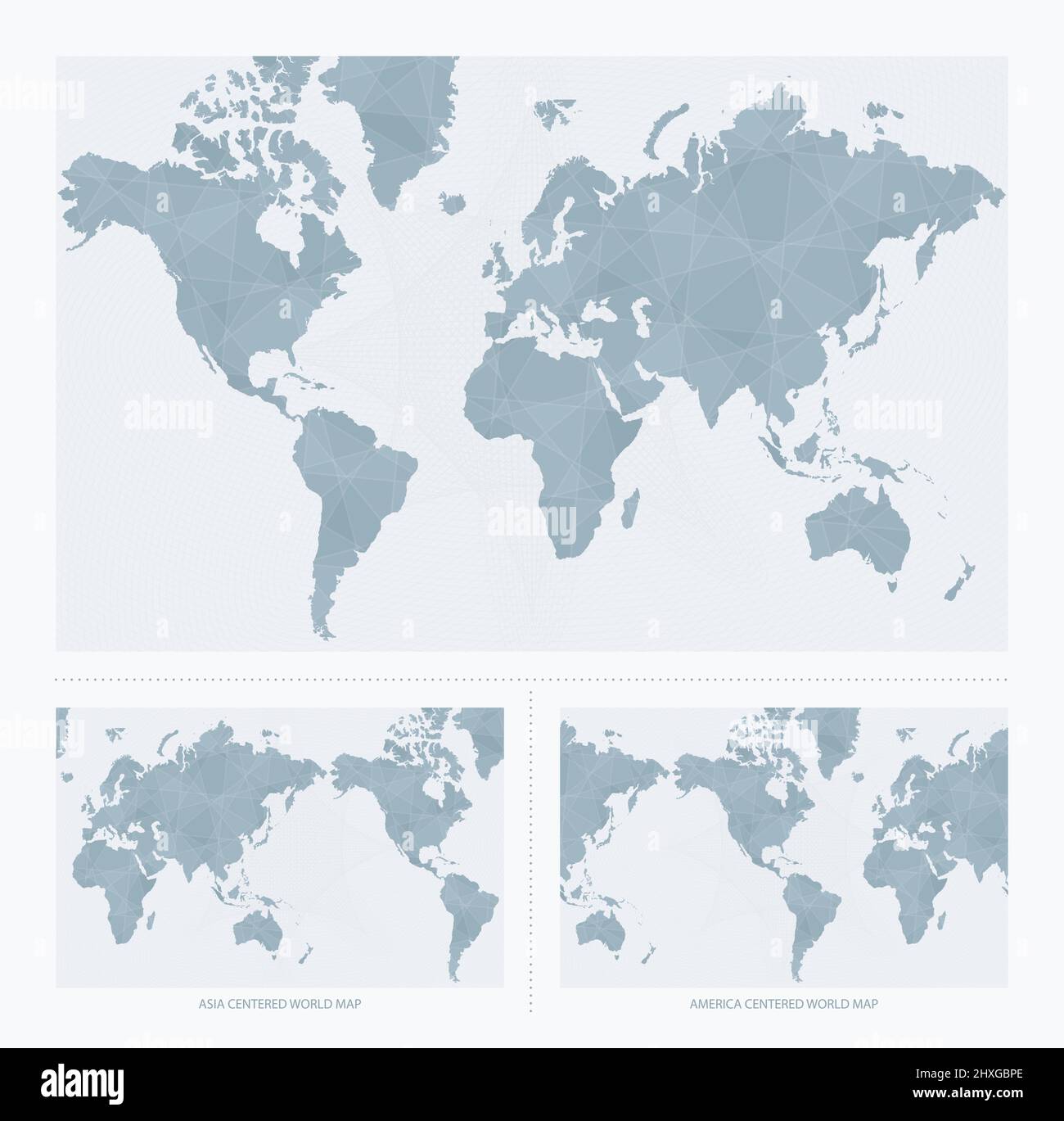 world map asia centered