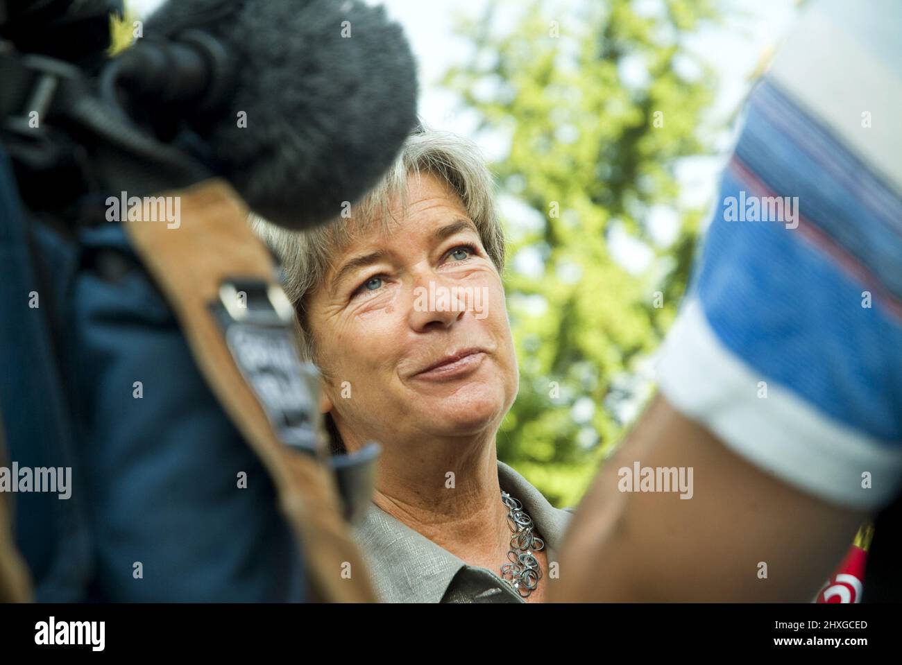Vienna, Austria. 23 August 2008. Campaign event with Heide Schmidt ...