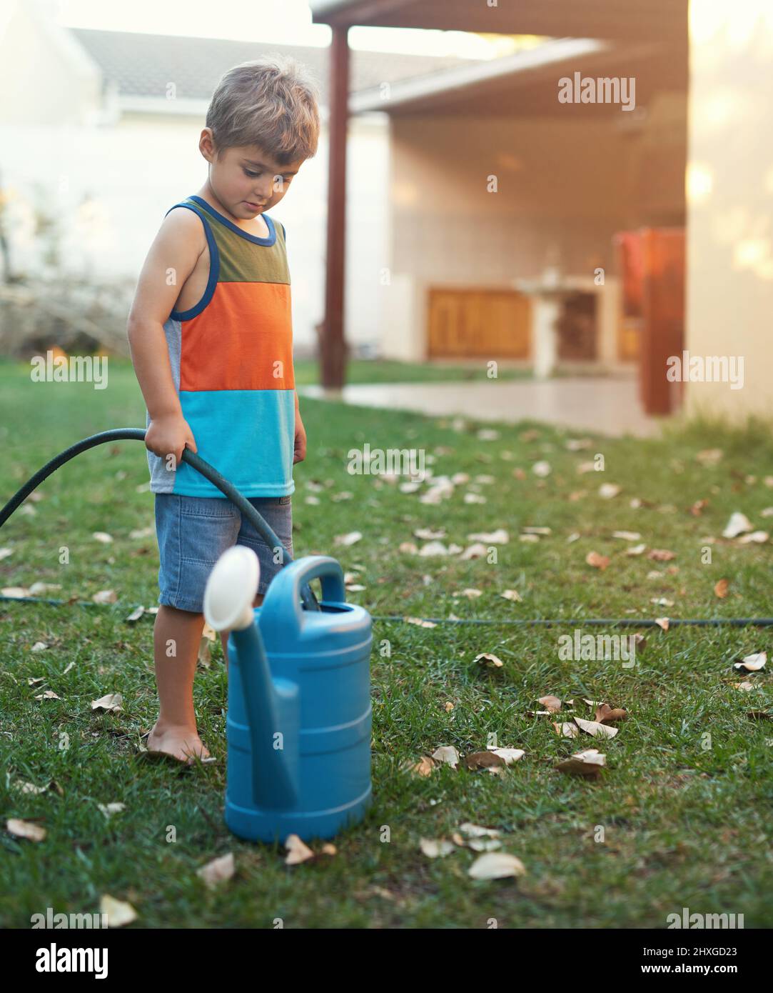 Filling a watering can hi-res stock photography and images - Alamy