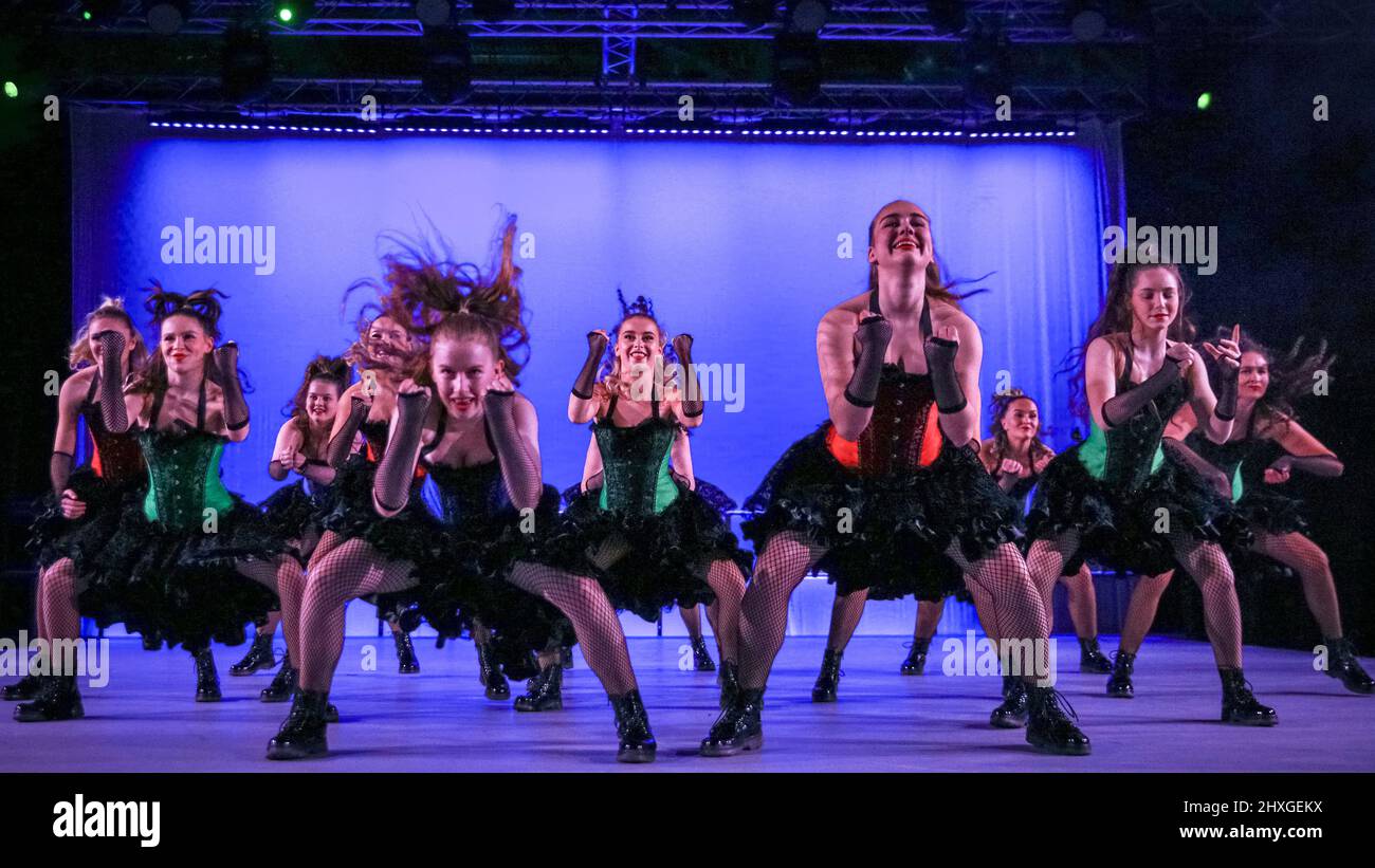 ExCel London, UK. 12th Mar, 2022. Evolution Foundation College with an ...