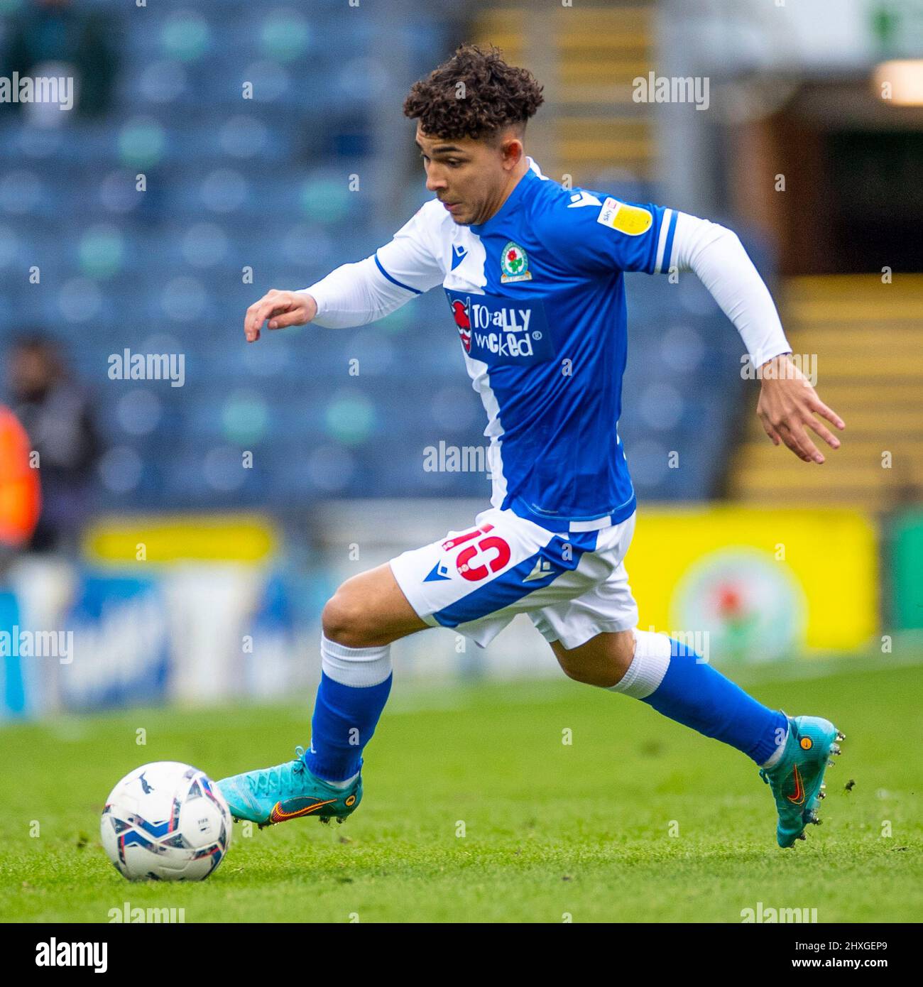Tyrhys Dolan #10 of Blackburn Rovers in action Stock Photo - Alamy