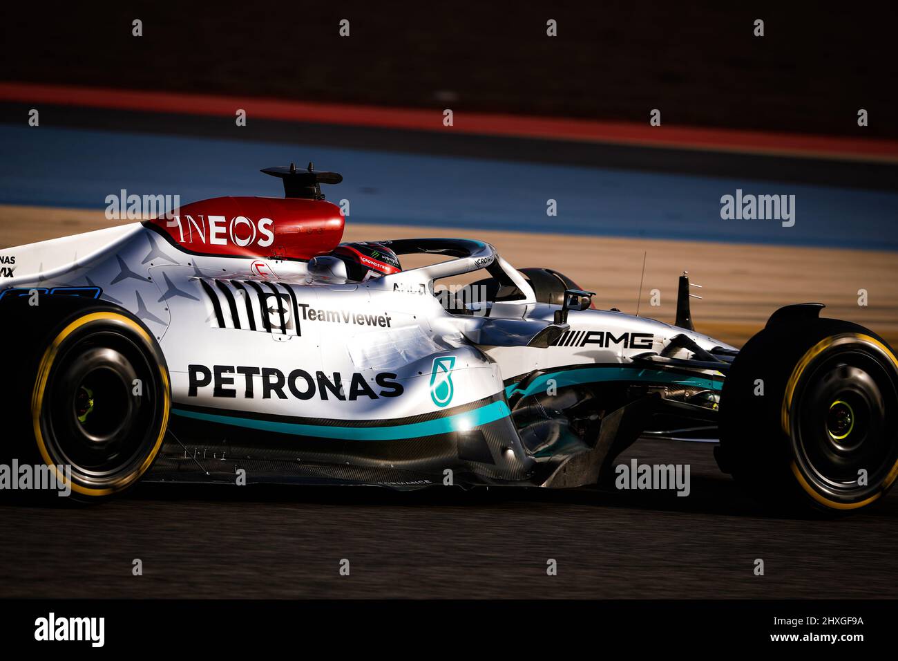 63 RUSSELL George (gbr), Mercedes AMG F1 Team W13, action during the ...