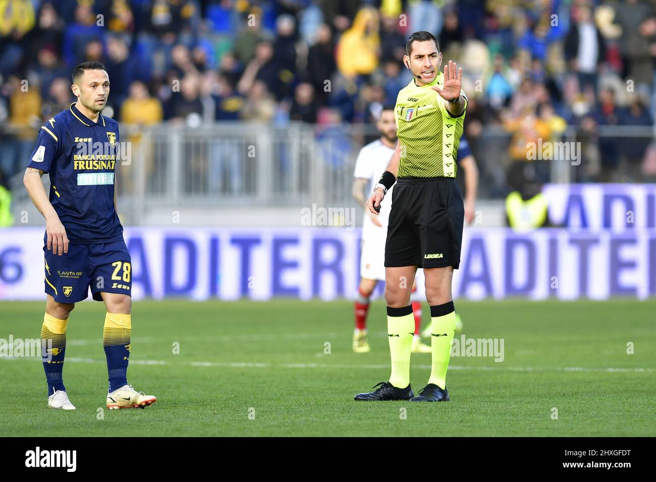 Andrea Colombo during the Serie B match between Frosinone Calcio and ...