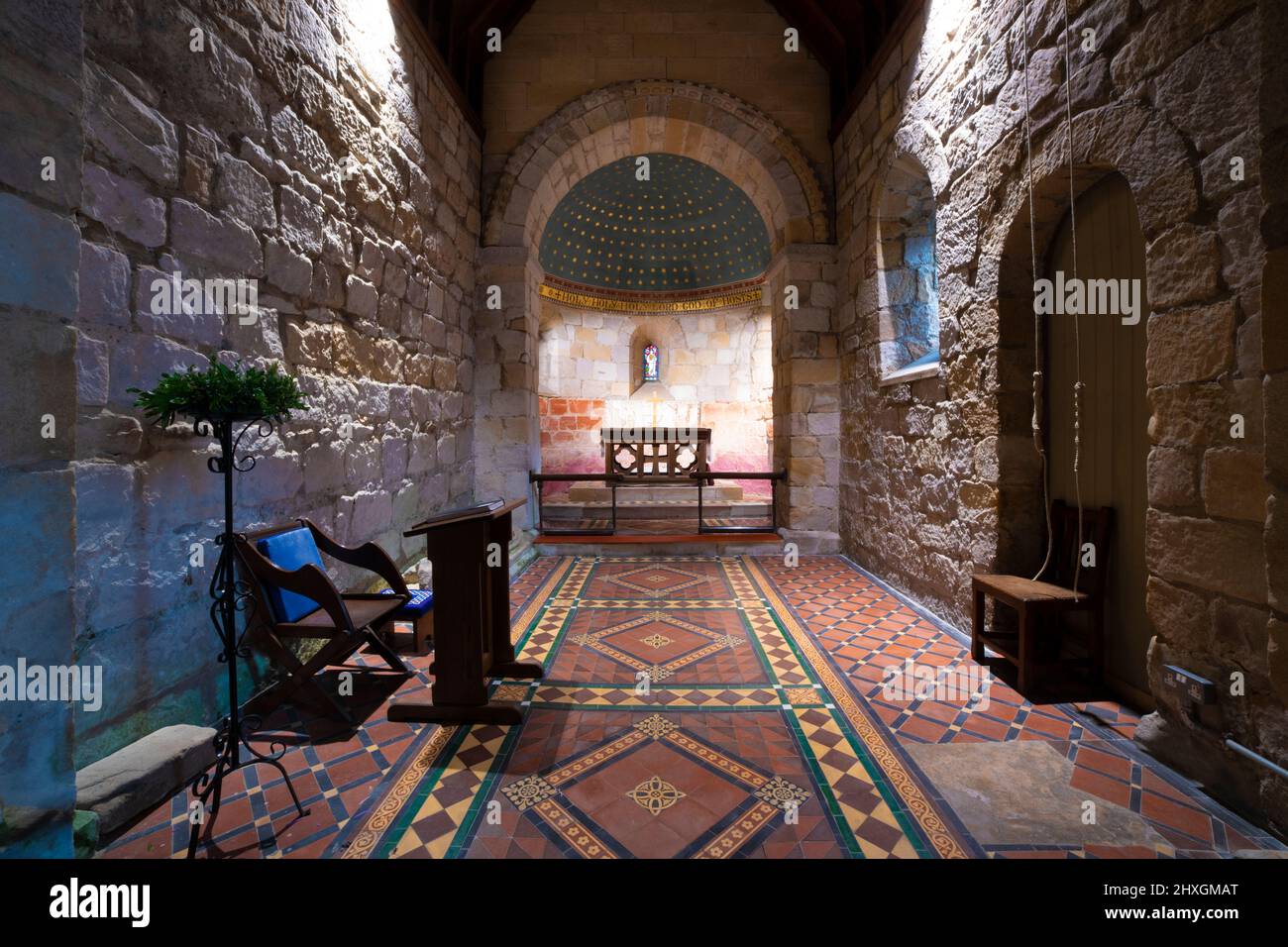 Holy Trinity Church, Old Bewick Stock Photo - Alamy
