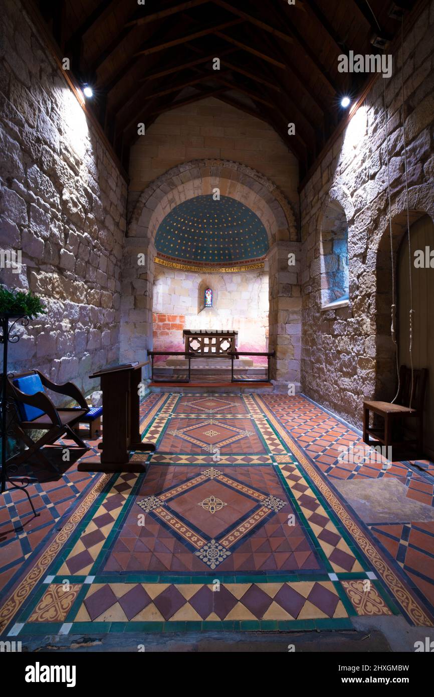 Holy Trinity Church, Old Bewick Stock Photo - Alamy