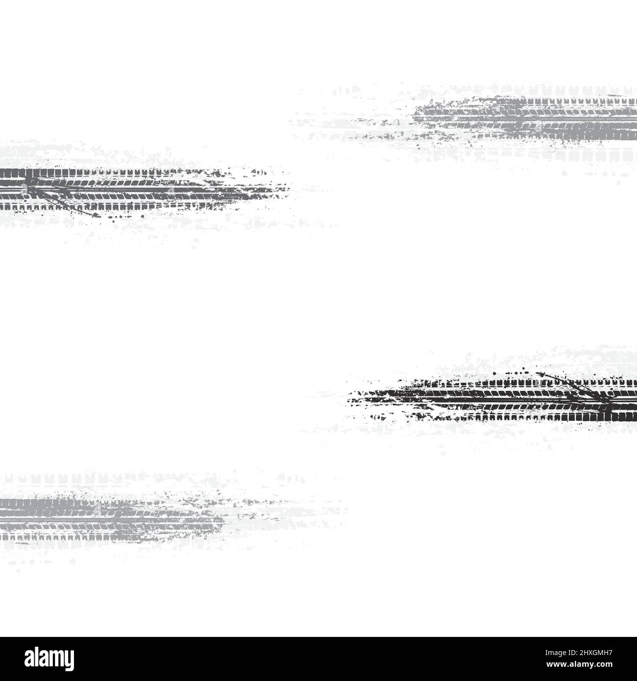 Tire tracks grunge silhouettes text Stock Vector Image & Art - Alamy