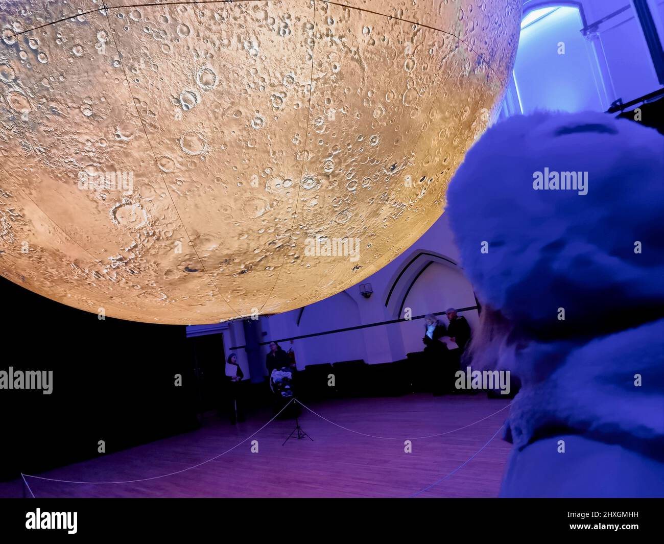Dorchester. 12th March 2022. 'Mars' installation. As war rages in ...