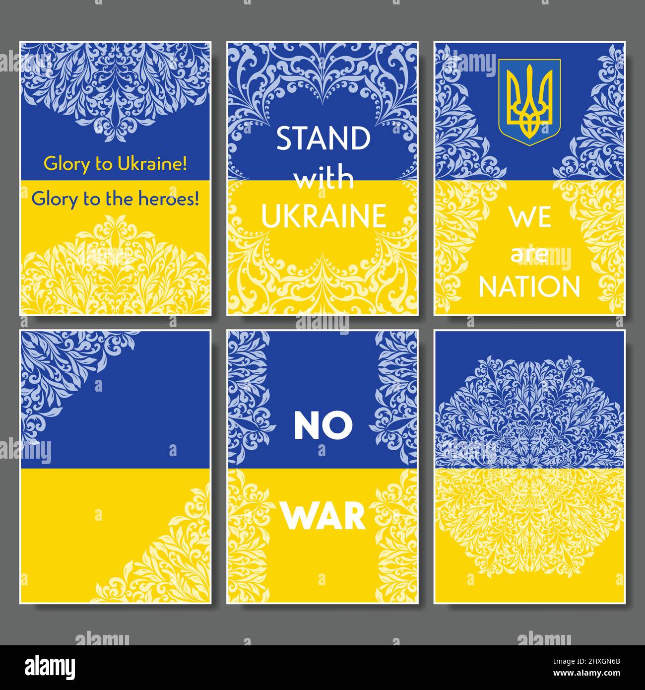 Ukraine flag war posters Stock Vector Image & Art - Alamy