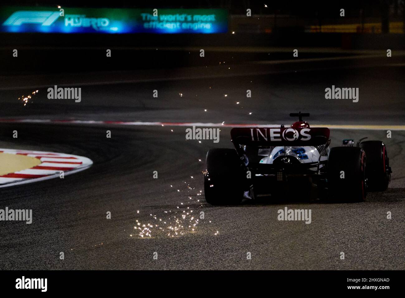 Bahrain International Circuit, Sakhir, Bahrain on 12 March 2022 George ...