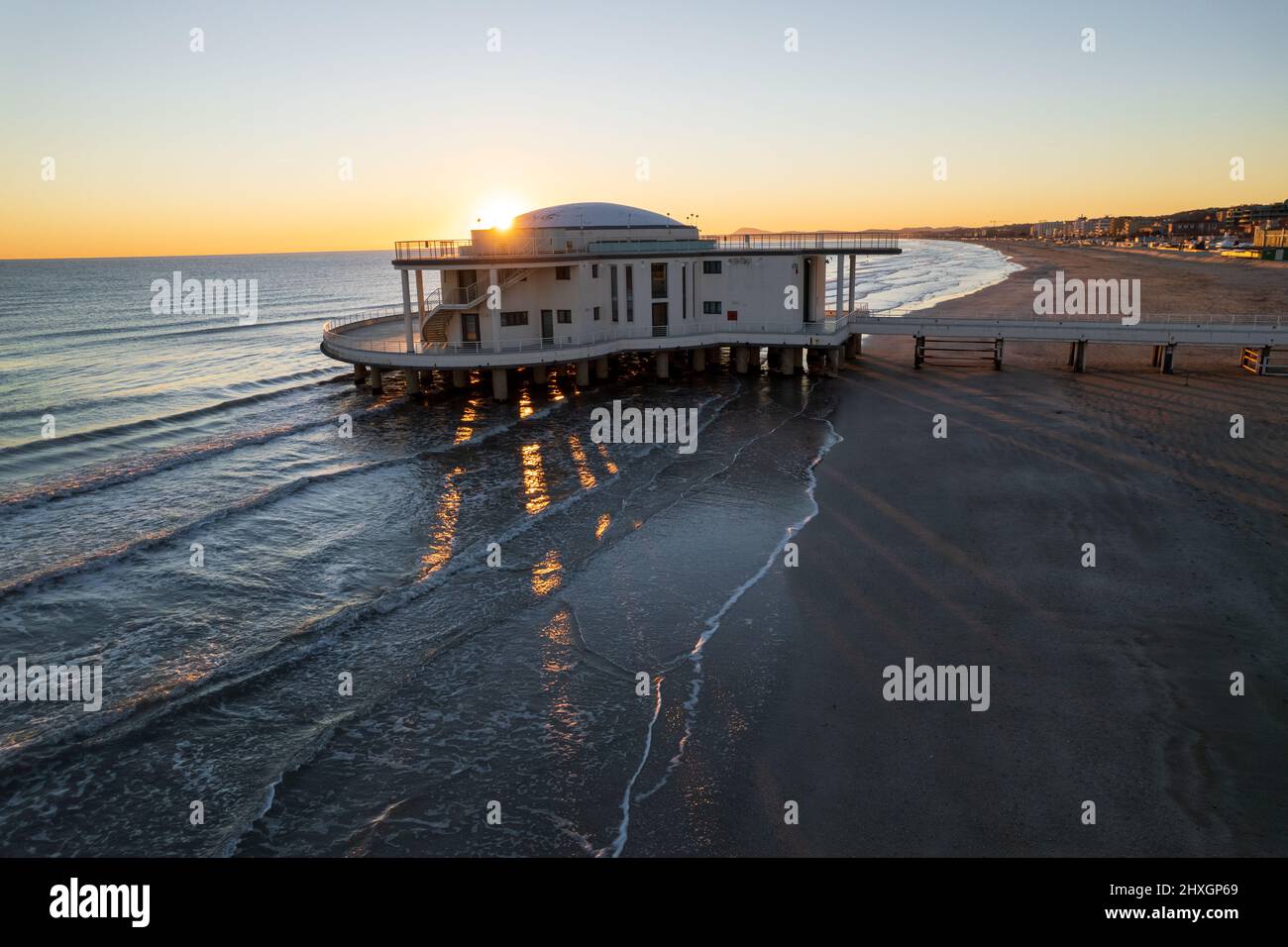 View italian coast senigallia town hi-res stock photography and images ...