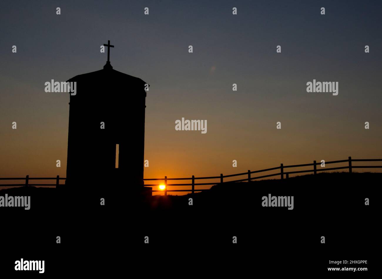 The Storm Tower. Compass Point. Bude Stock Photo - Alamy