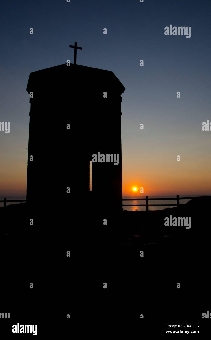 The Storm Tower. Compass Point. Bude Stock Photo - Alamy
