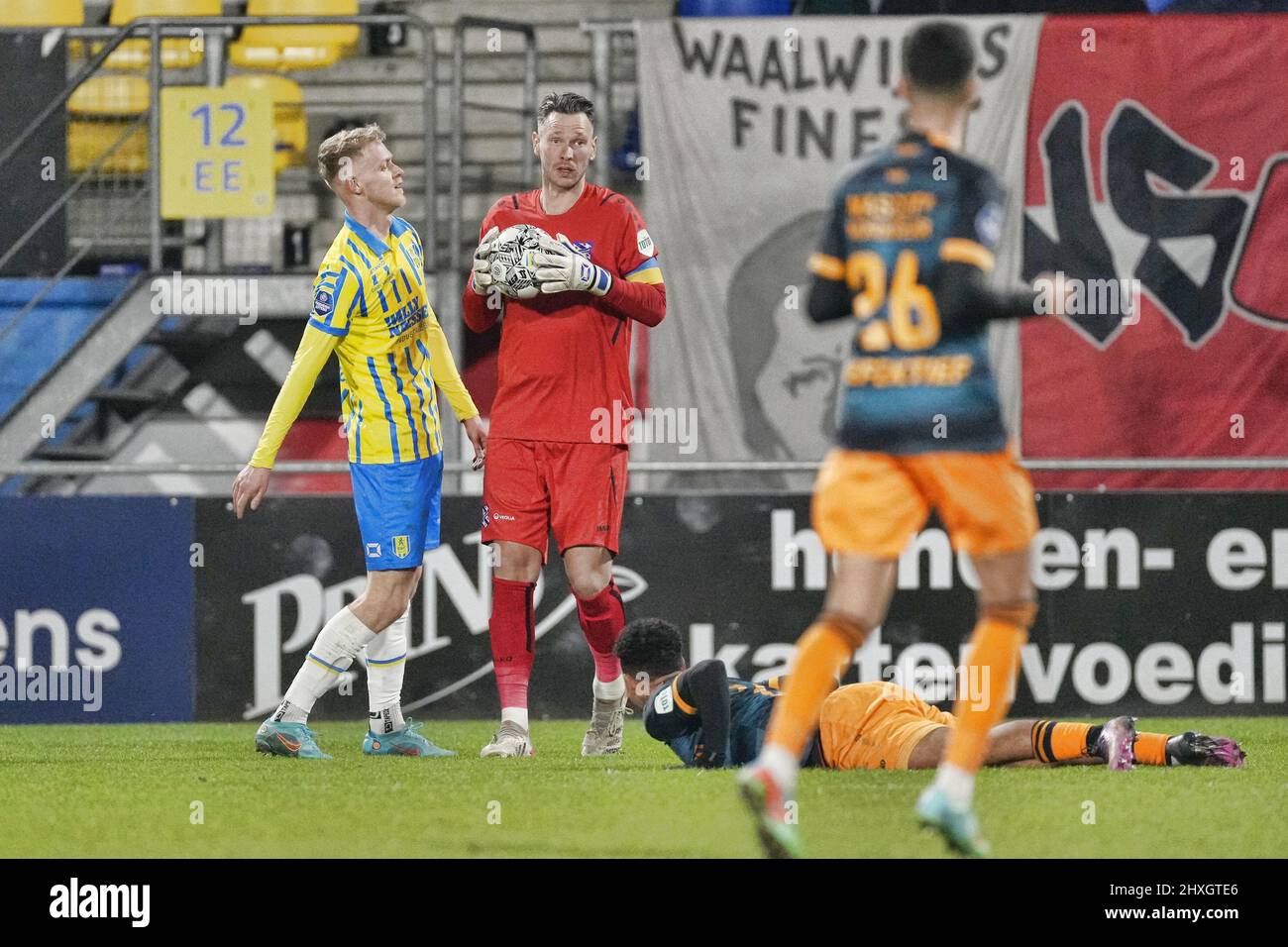 WAALWIJK, 12-03-2022, Mandemakers Stadium, Dutch Eredivisie Football, season 2021 / 2022, RKC ...