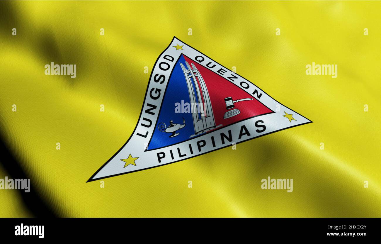 Quezon city quezon flag hi-res stock photography and images - Alamy