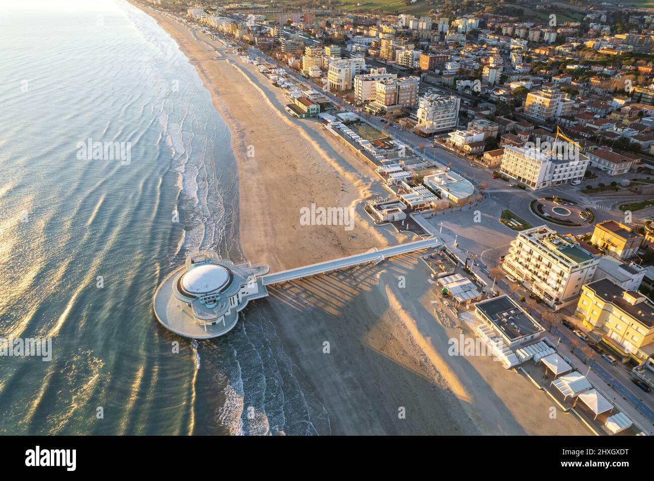 View italian coast senigallia town hi-res stock photography and images ...