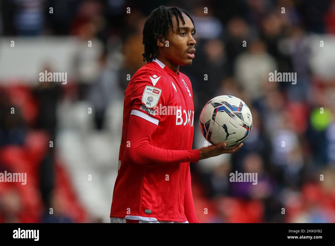 Djed Spence #2 of Nottingham Forest during the game Stock Photo - Alamy