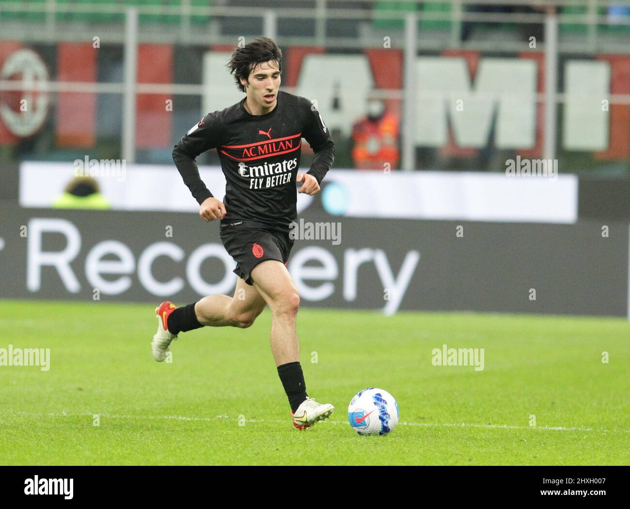 MILAN ITALY- 12 March 2020 Stadio G Meazza Sandro Tonali during the ...