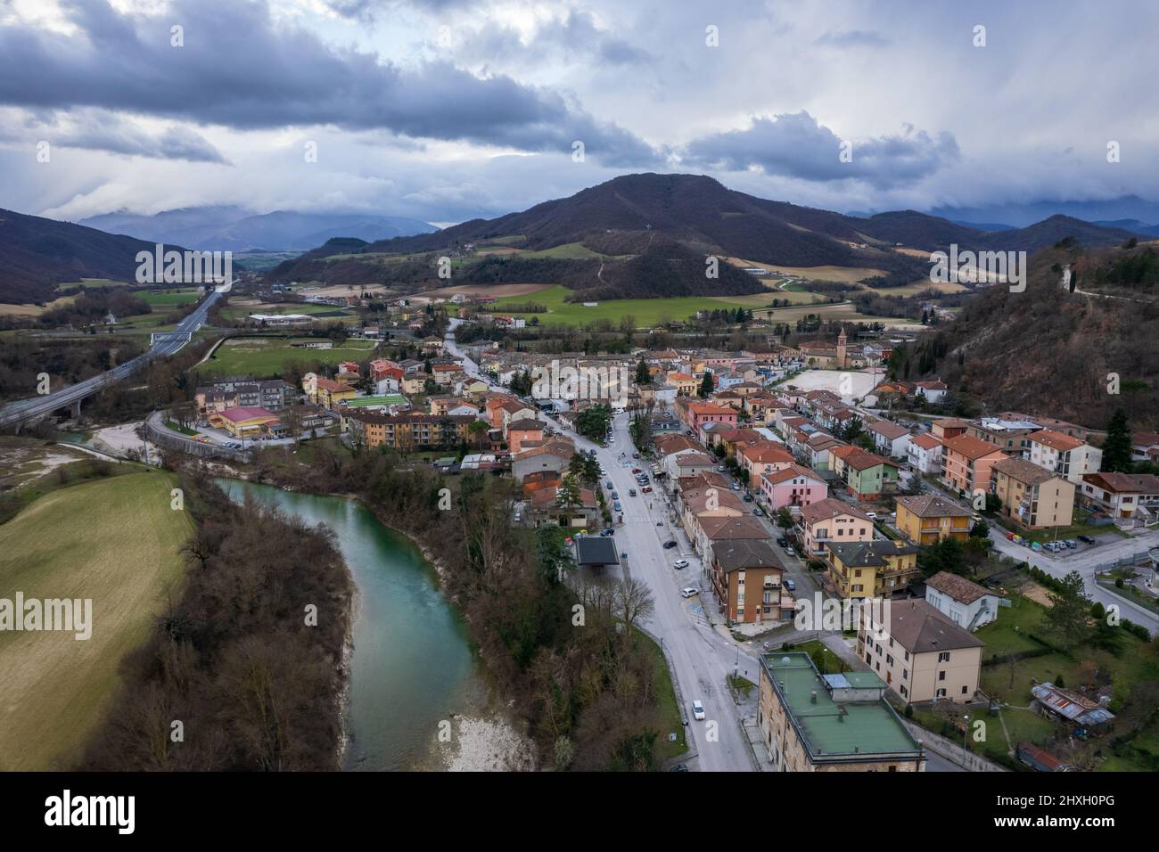 Marche italy roman bridge hi-res stock photography and images - Alamy