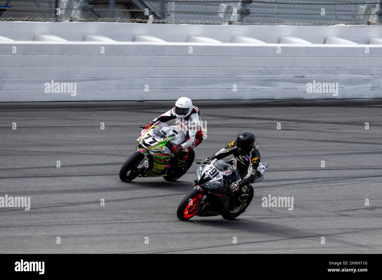 Daytona Beach, FL, USA. 12th March 2022. 77 Matt Burdett, 291 Stephen ...