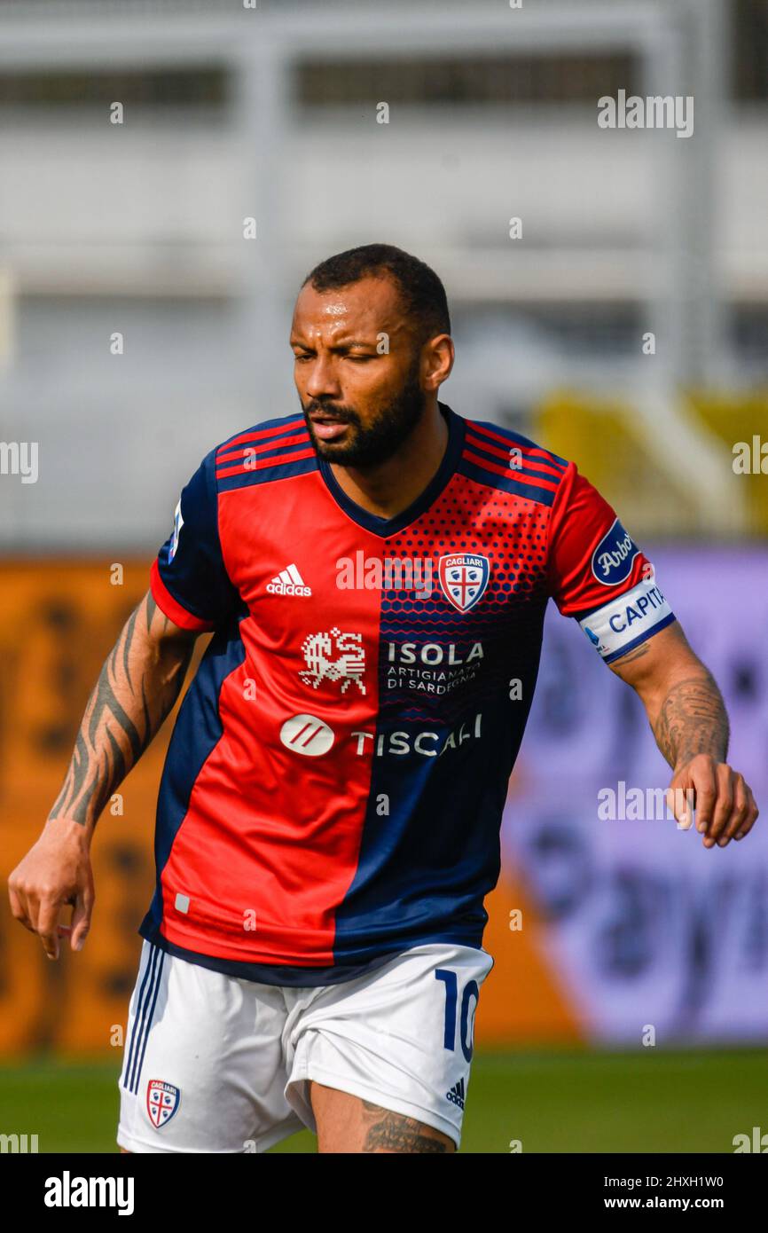 Alberto Picco stadium, La Spezia, Italy, March 12, 2022, Cagliari’s ...