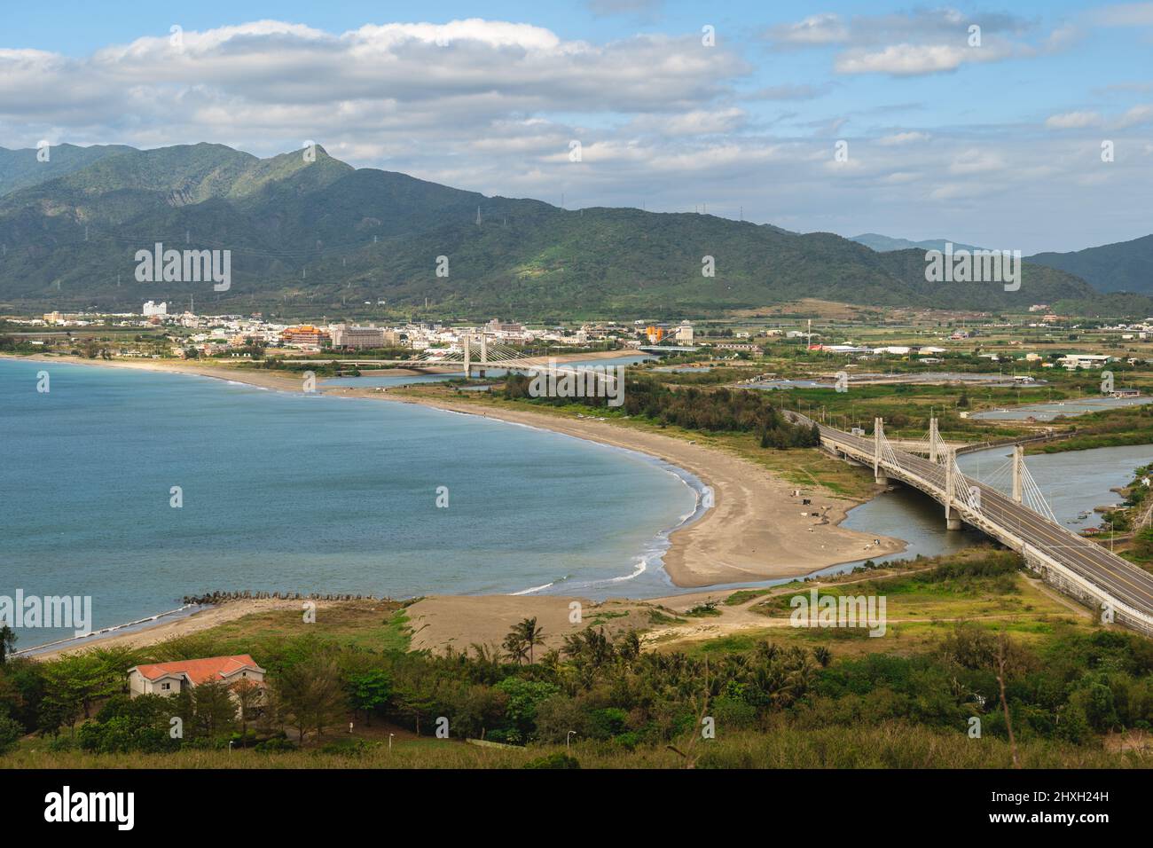 view over checheng town at pingtung county in taiwan Stock Photo - Alamy