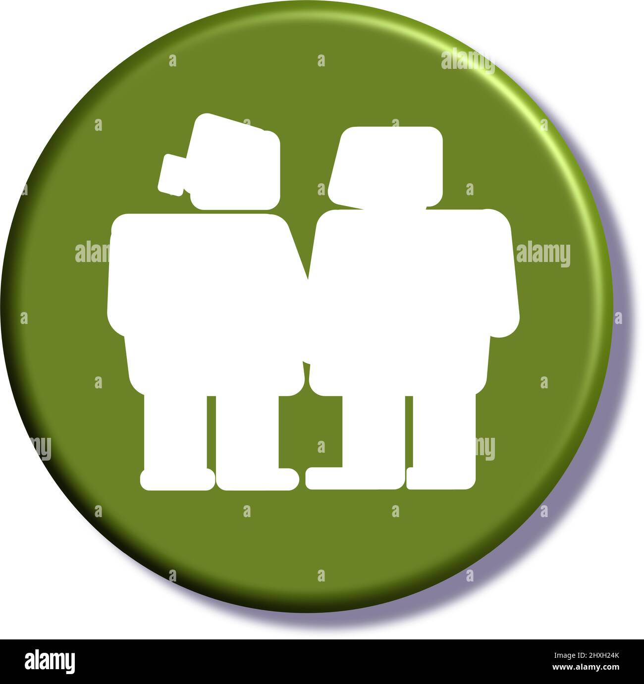 Elderly man woman talking Stock Vector Images - Alamy