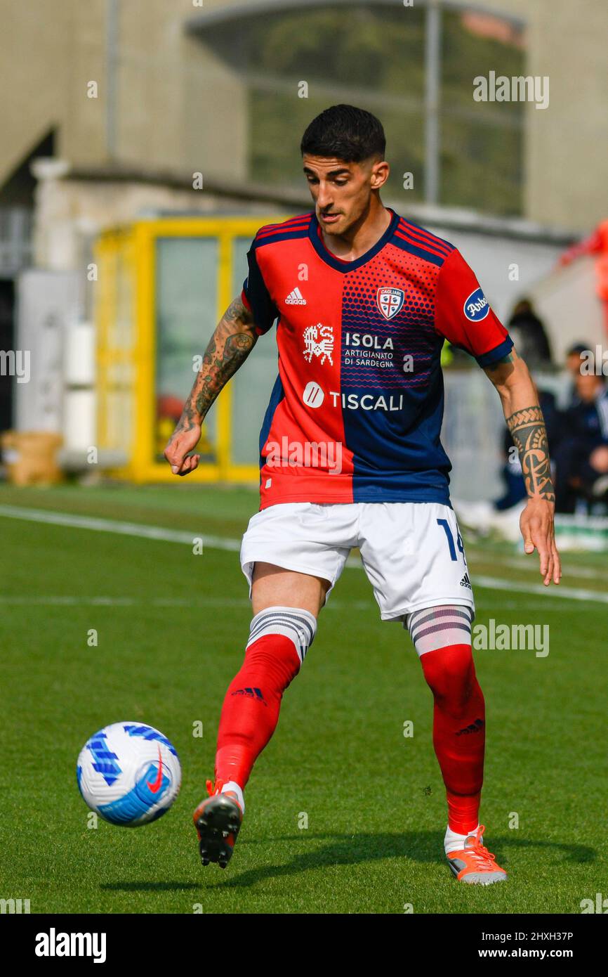 Cagliari’s Alessandro Deiola during the italian soccer Serie A match ...