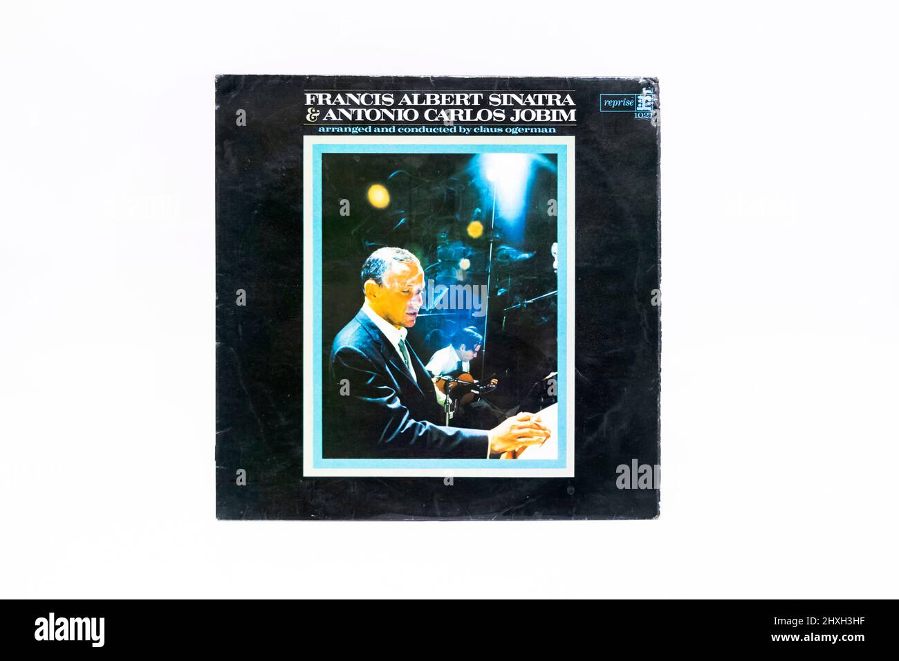 Frank Sinatra and Antonio Carlos Jobim vinyl LP record cover Stock ...