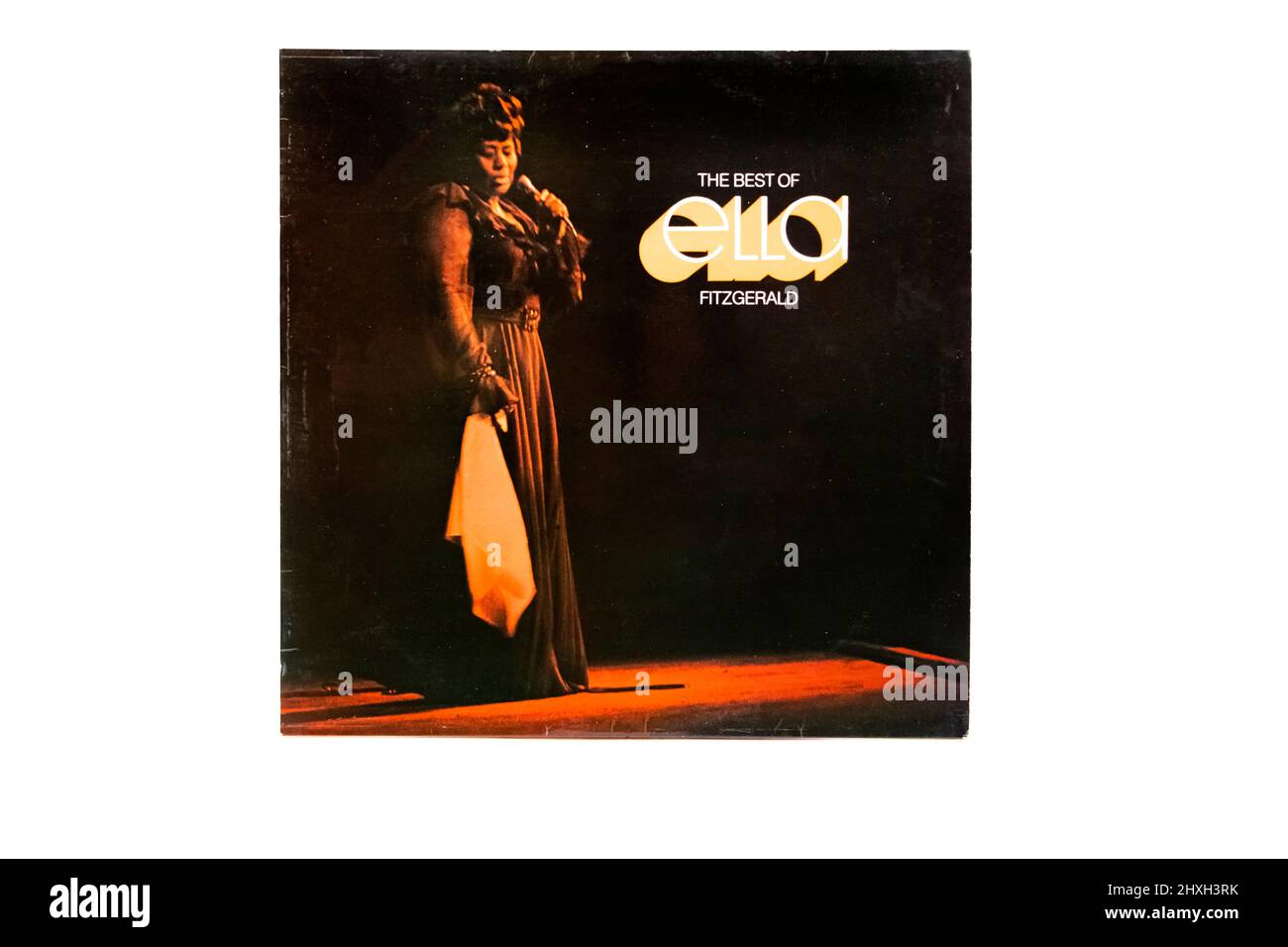 best of Ella Fitzgerald vinyl LP record cover Stock Photo - Alamy