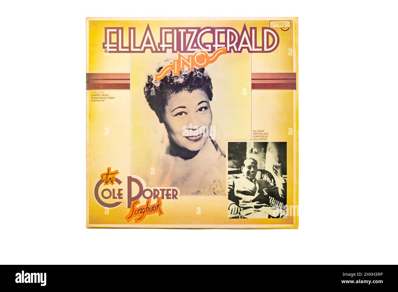 Ella Fitzgerald Sings Cole Porter vinyl LP record cover Stock Photo - Alamy
