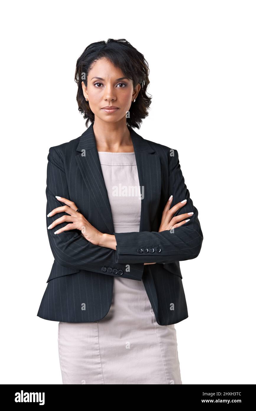 Ready to take the corporate world by storm. Studio portrait of a ...