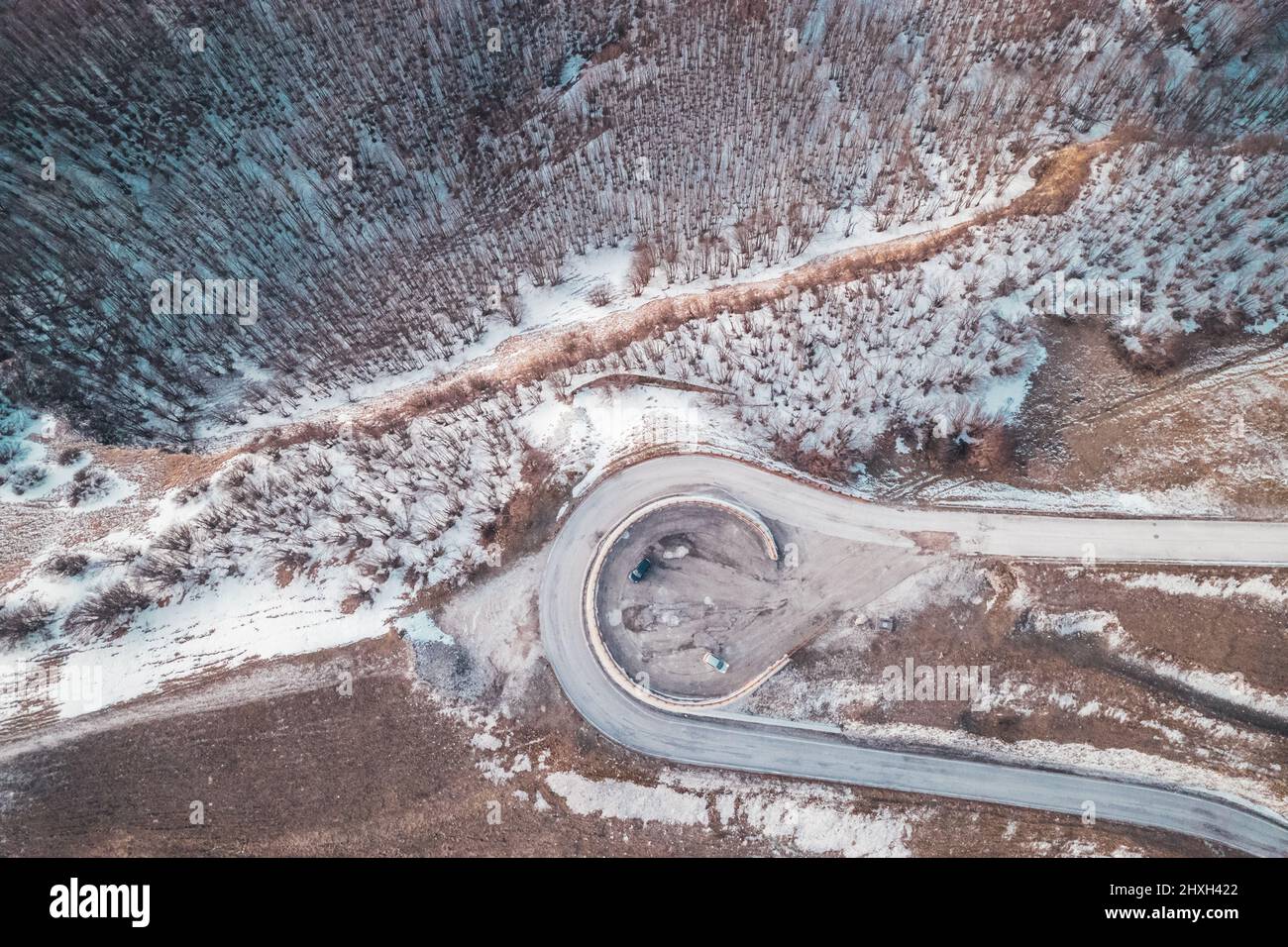 Aerial view of monte Nerone in Marche region in Italy Stock Photo - Alamy