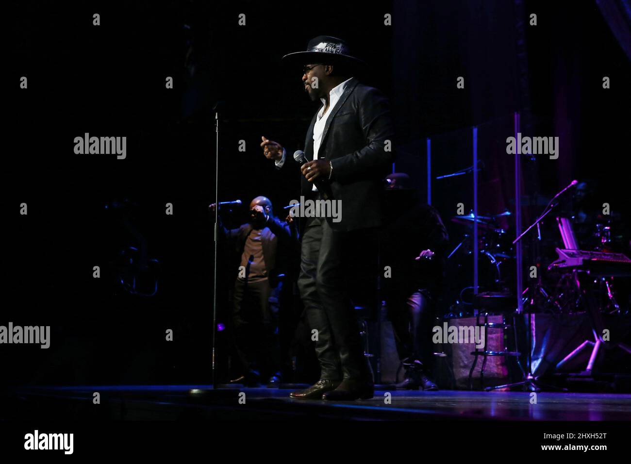 Anthony Hamilton performs during Maxwell: The Night Tour held at the ...