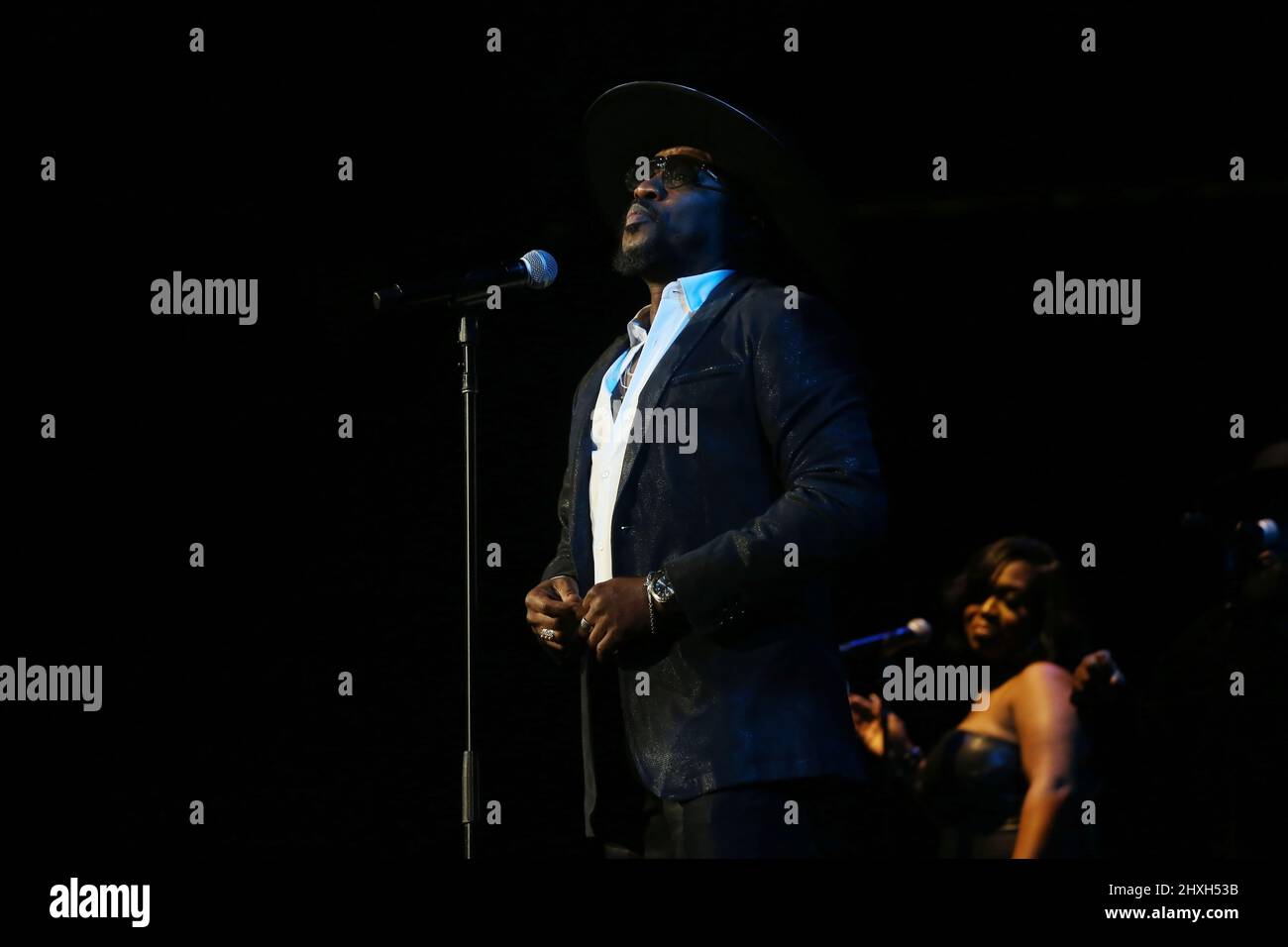 Anthony Hamilton performs during Maxwell: The Night Tour held at the ...