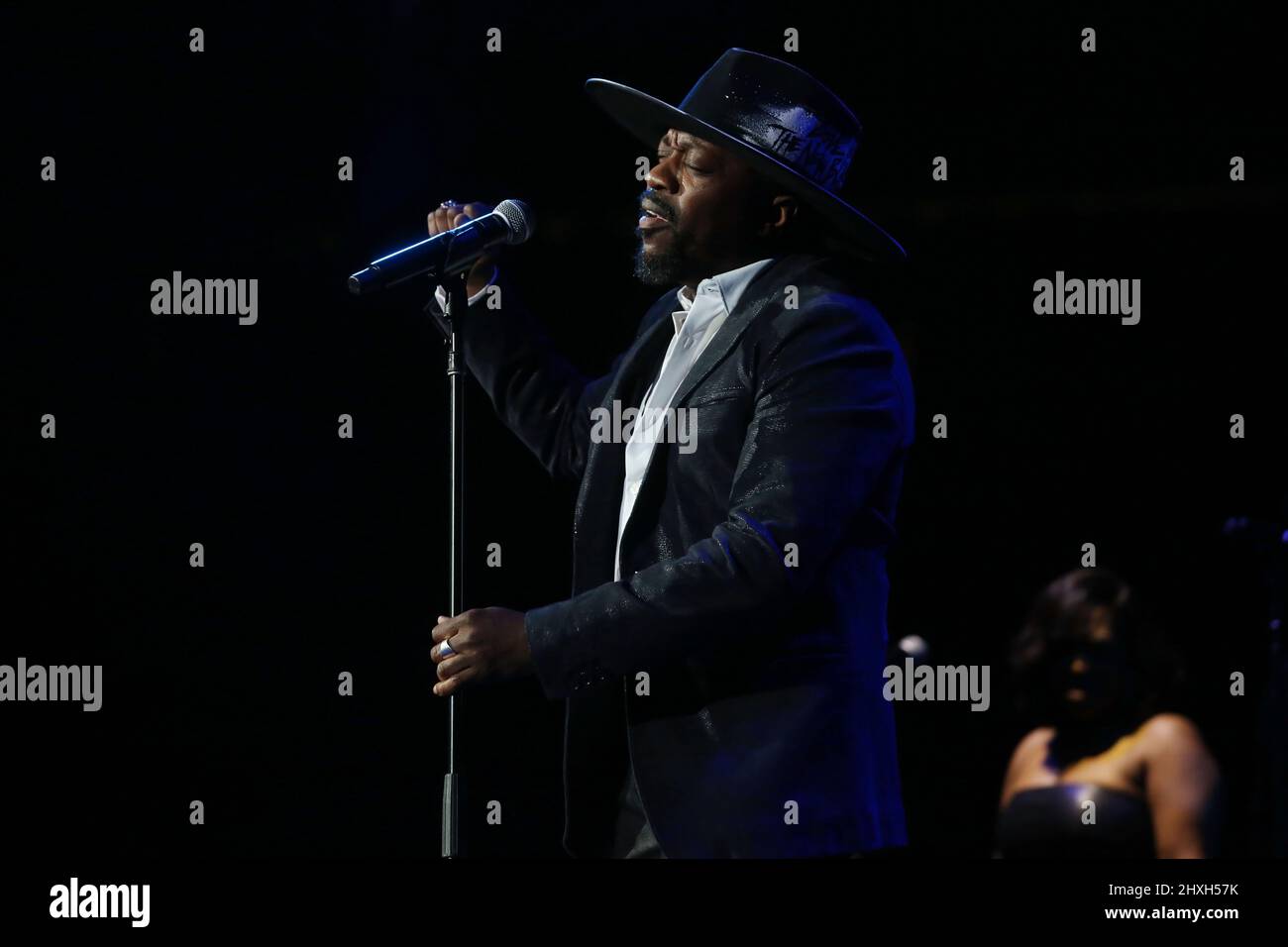 Anthony Hamilton performs during Maxwell: The Night Tour held at the ...