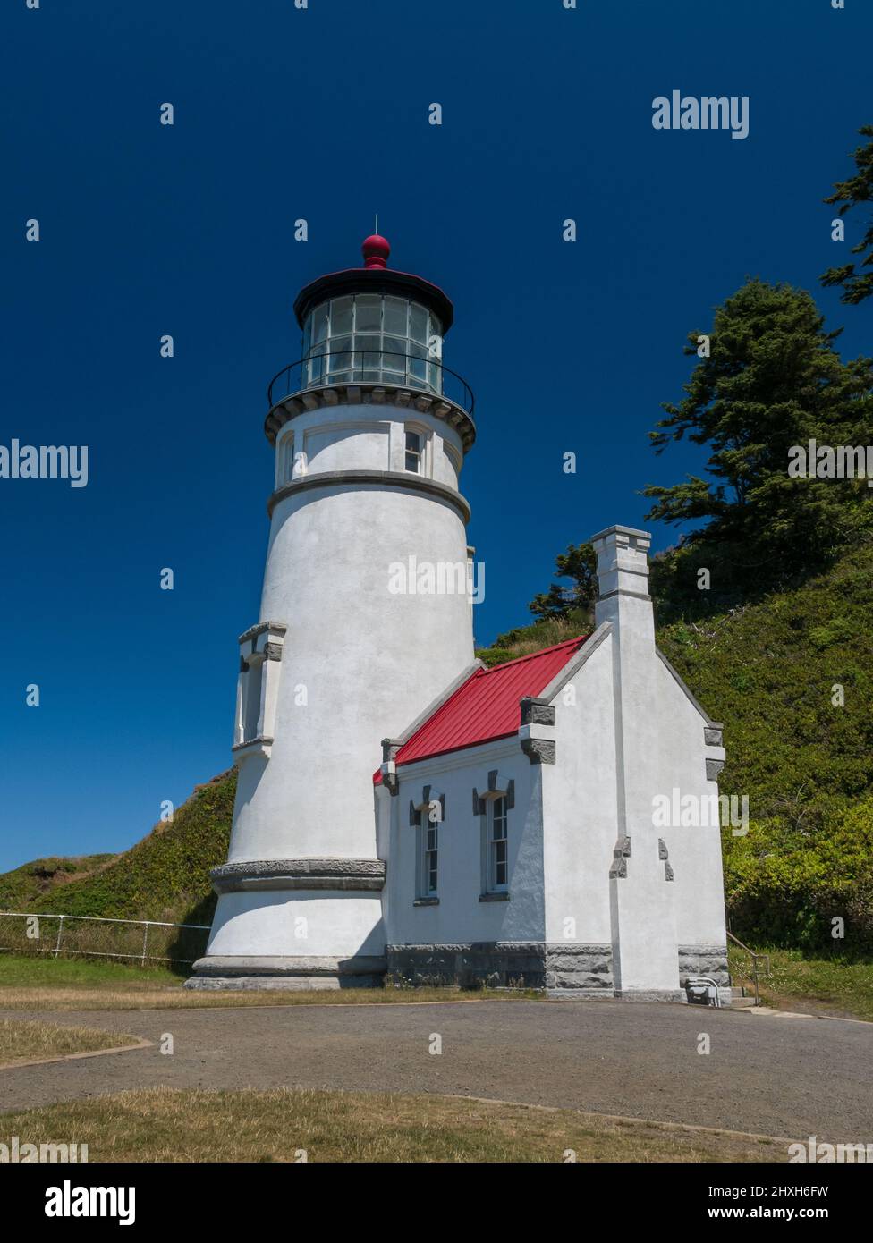 Heceta Head Lighthouse ion the Oregon coast, USA Stock Photo - Alamy