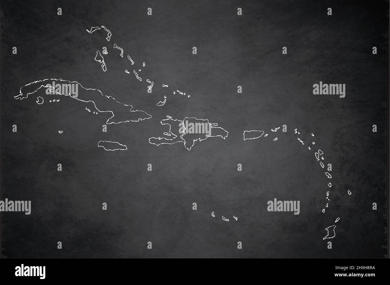 Haiti dominican republic border map hi-res stock photography and images ...