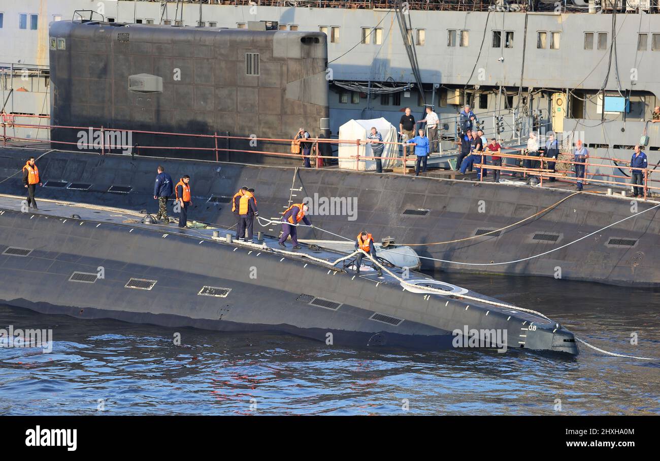Russian navy attack submarines Improved Kilo class Project 636.3 ...