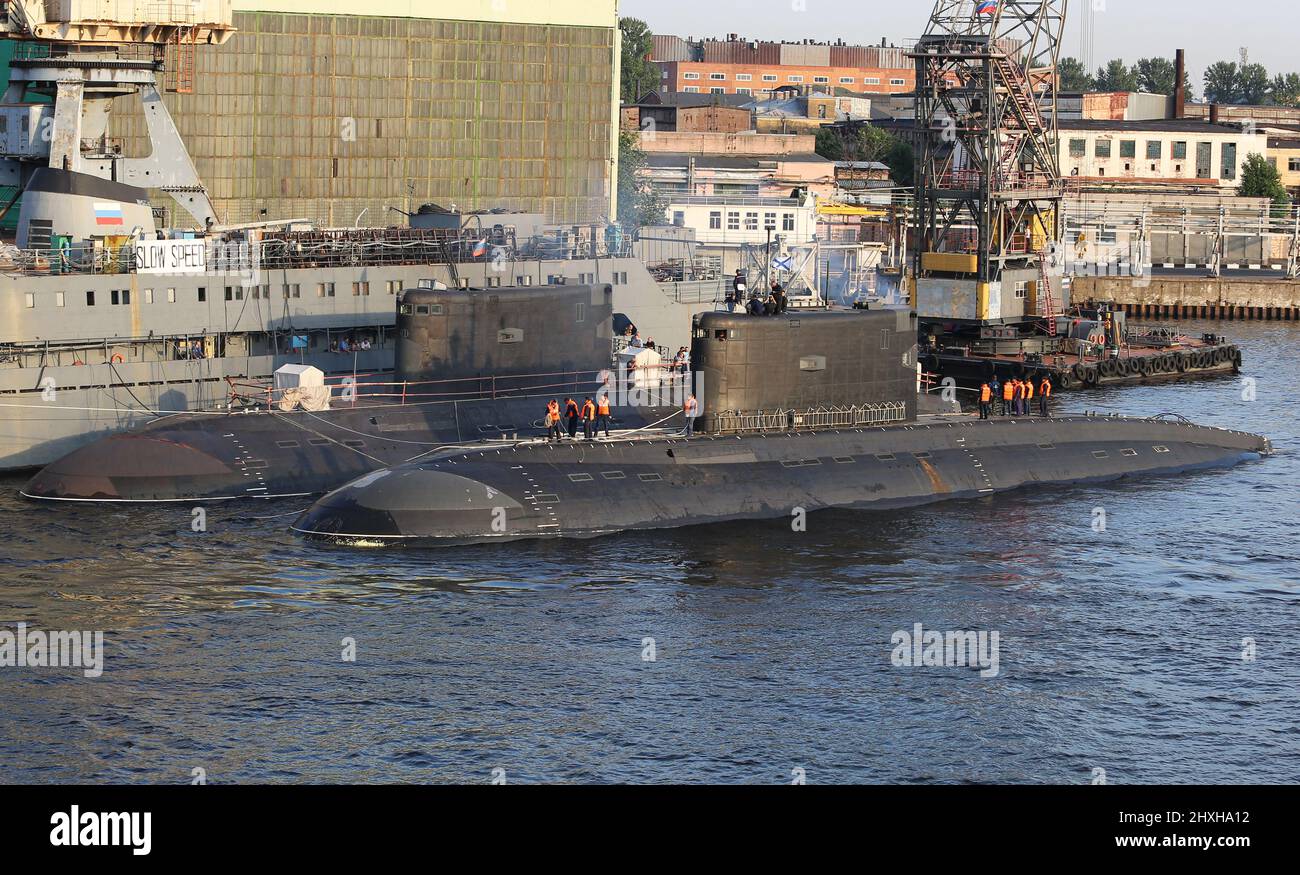 Russian navy attack submarines Improved Kilo class Project 636.3 ...