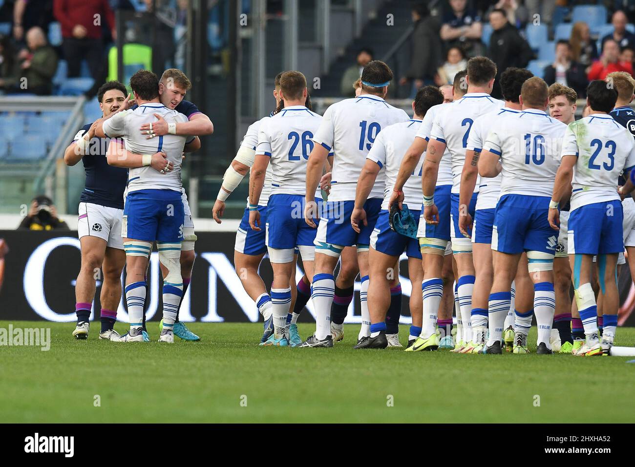 12th March 2022 ; Stadio Olimpico, Rome, Italy; 6 Nations international ...