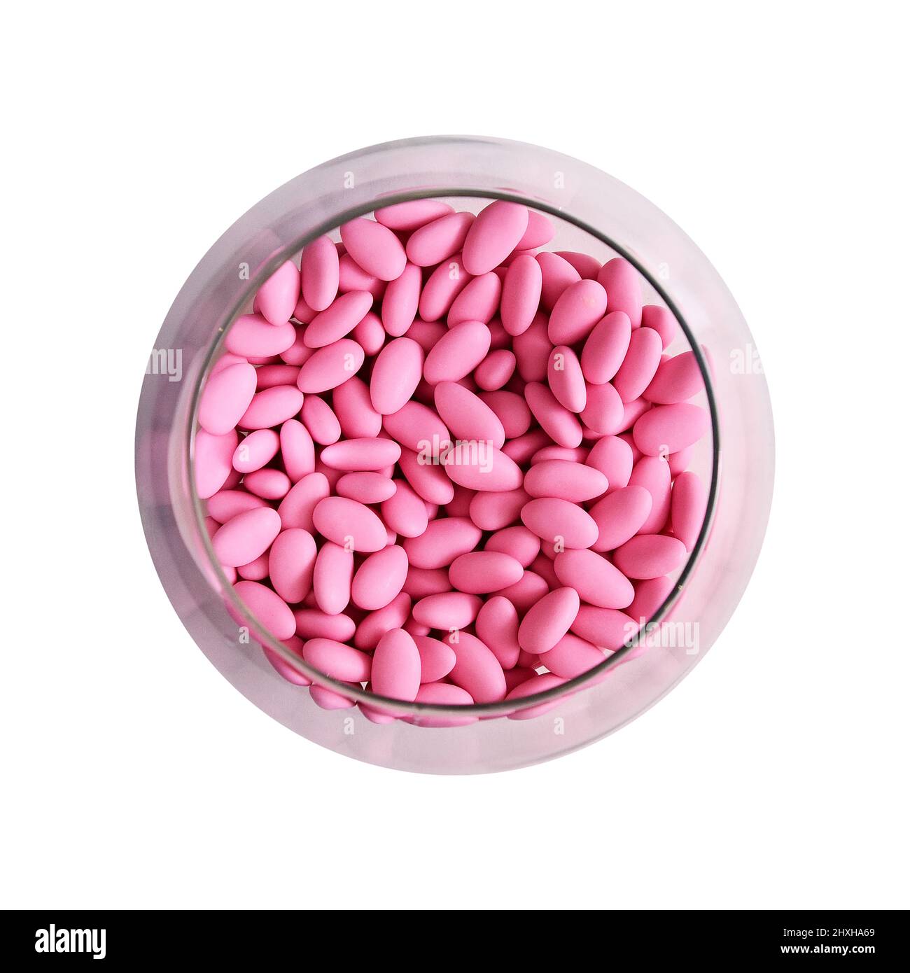 Confetto chocolate , almond candies, pink almond sweets Stock Photo - Alamy