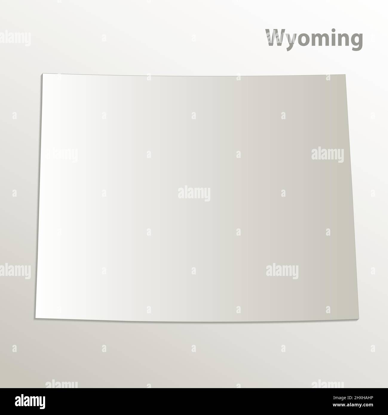 Map wyoming vector vectors hi-res stock photography and images - Alamy
